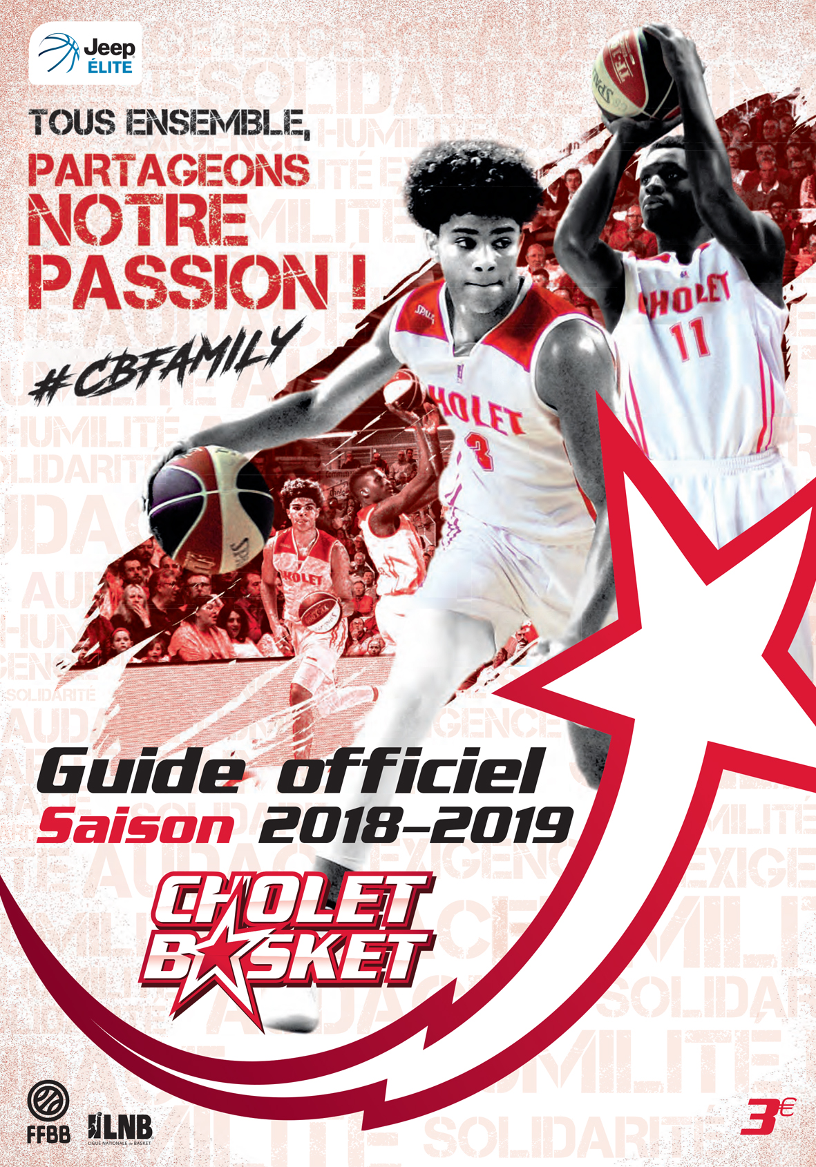 Guide Officiel Cholet Basket - Saison 18-19 | Cholet Basket